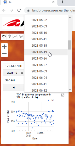 LandBrowser TIR on GEE User’s guide — LandBrowser TIR 1.0.0 documentation