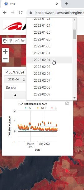LandBrowser VNIR on GEE User’s guide — LandBrowser VNIR 1.0.0 documentation